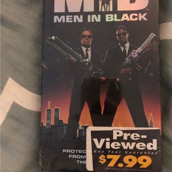 Media | Vintage Men In Black Vhs Tape | Poshmark